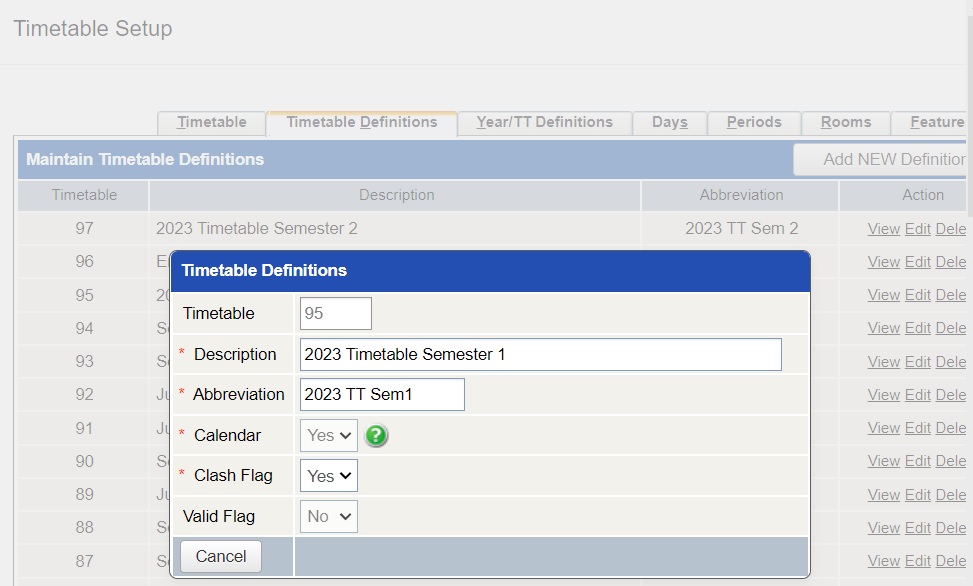 How to Upload Timetable and Subject Data from Edval via LISS Sync