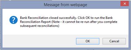 GL - Bank Reconciliation