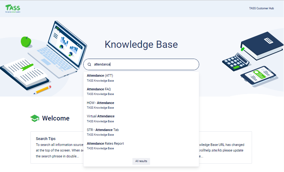 Knowledge Base Search and Navigation Tips